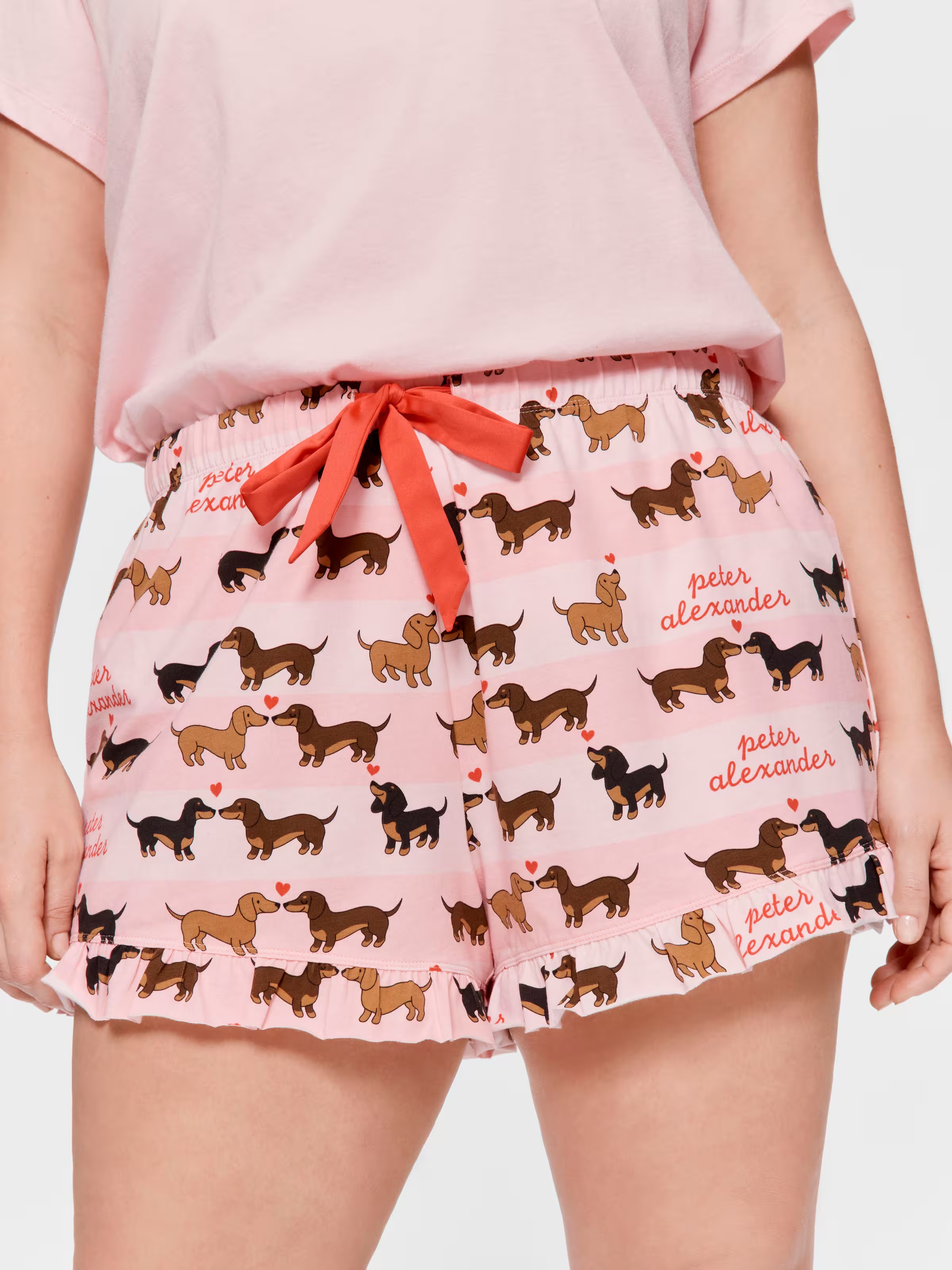 P.A. Plus Dachshund Love Mini Flutter Short - Peter Alexander™ Official